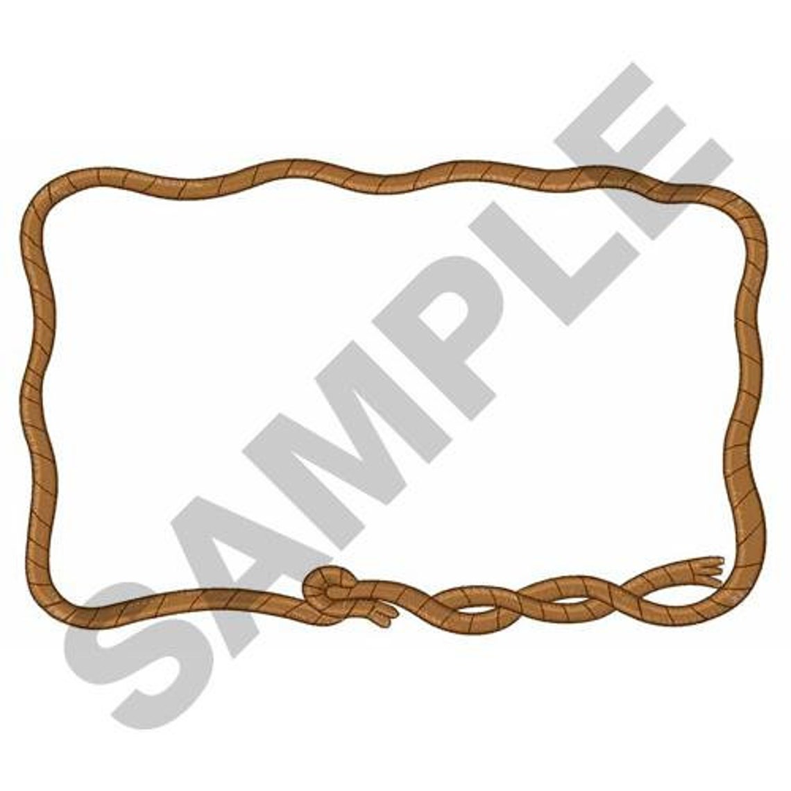 Rope Border Embroidery Design Machine Embroidery | Etsy