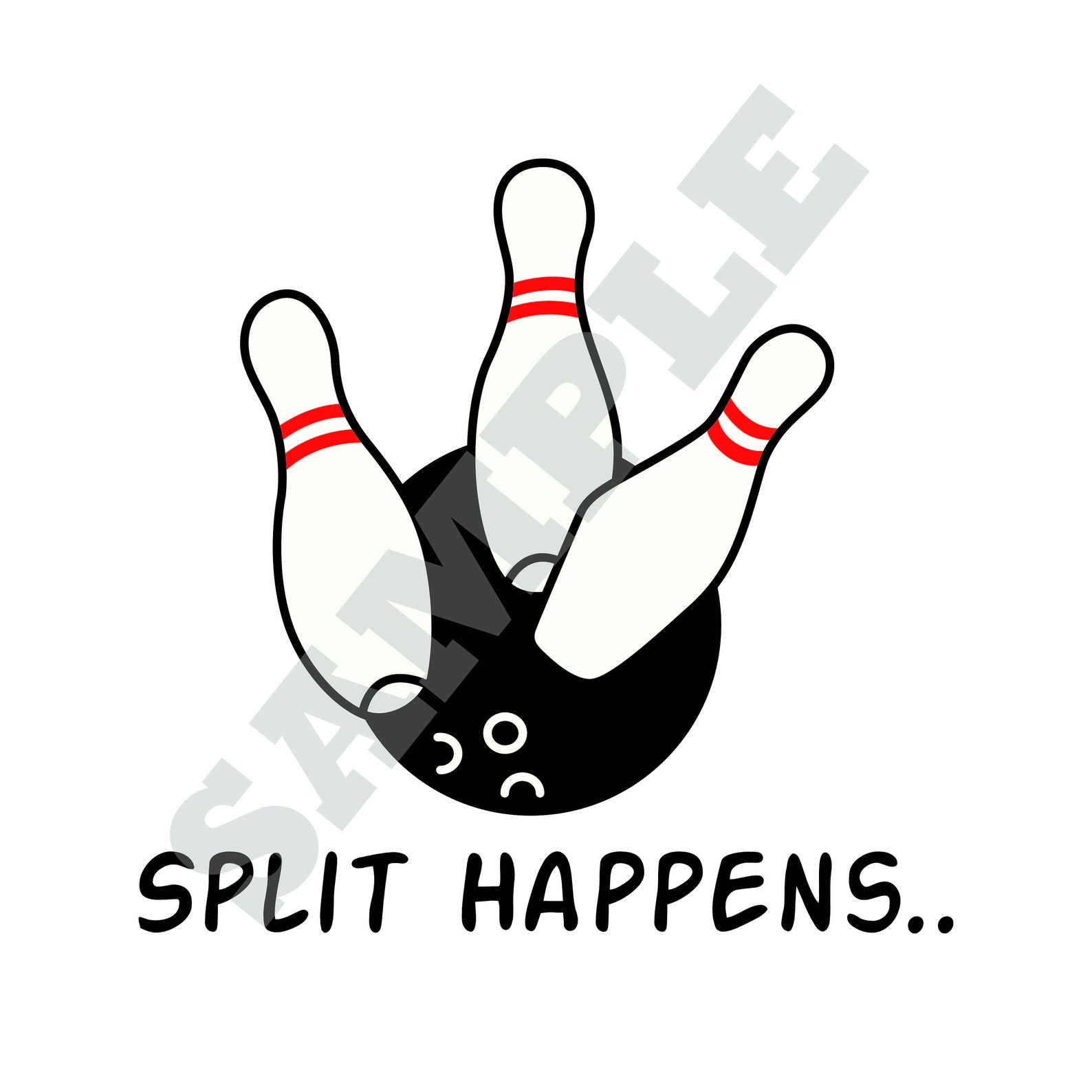 Split Happens SVG DXF Graphic Art Cut File | Etsy