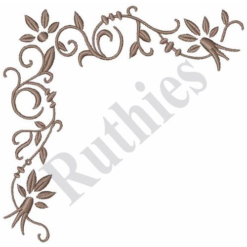 Ivy Leaf Border Machine Embroidery Design Ivy Swag | Etsy