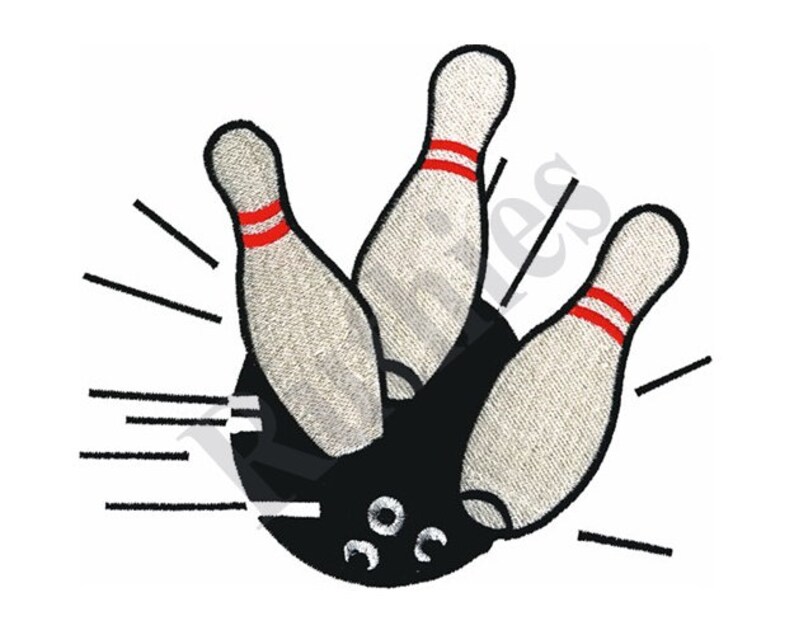 Bowling Ball and Pins Machine Embroidery Design | Etsy Bowling Ball and Pins Machine Embroidery Design | Etsy
