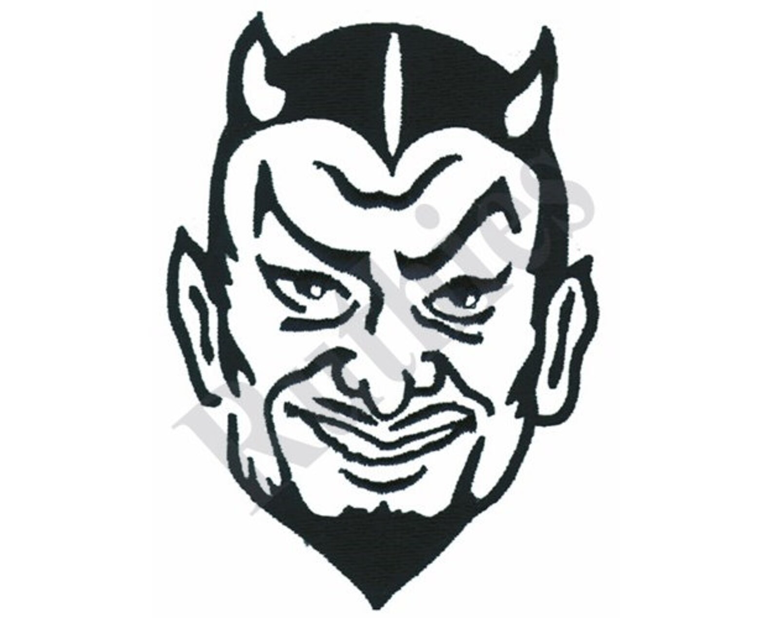 Devil Machine Embroidery Design | Etsy