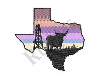 Texas Embroidery | Etsy