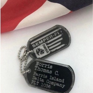 USMC Crucible Lantern Lamp Style LED Acrylic Personalized Light ...