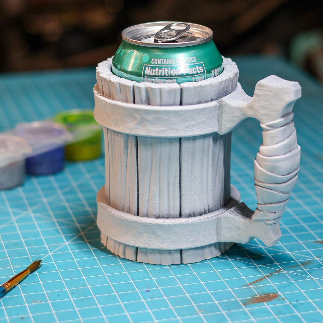 DIY Medieval Tankard Can Holder – Ready to Paint, Gaming Decor - Etsy