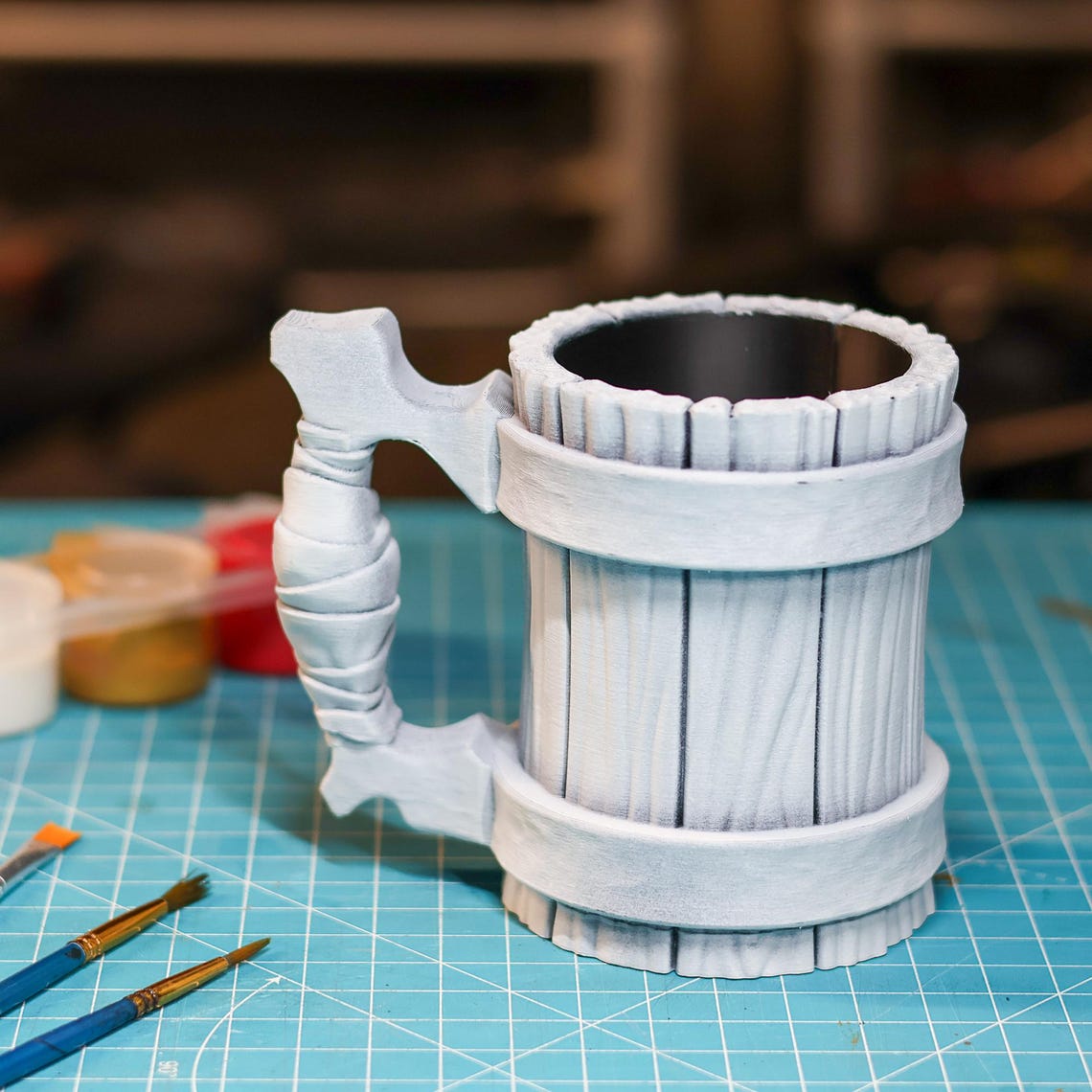 DIY Medieval Tankard Can Holder – Ready to Paint, Gaming Decor - Etsy