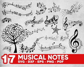 Musical notes | Etsy