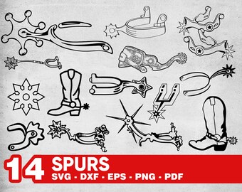 Spurs svg | Etsy