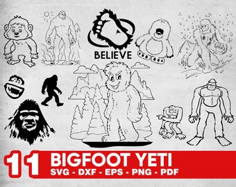 Bigfoot dxf | Etsy