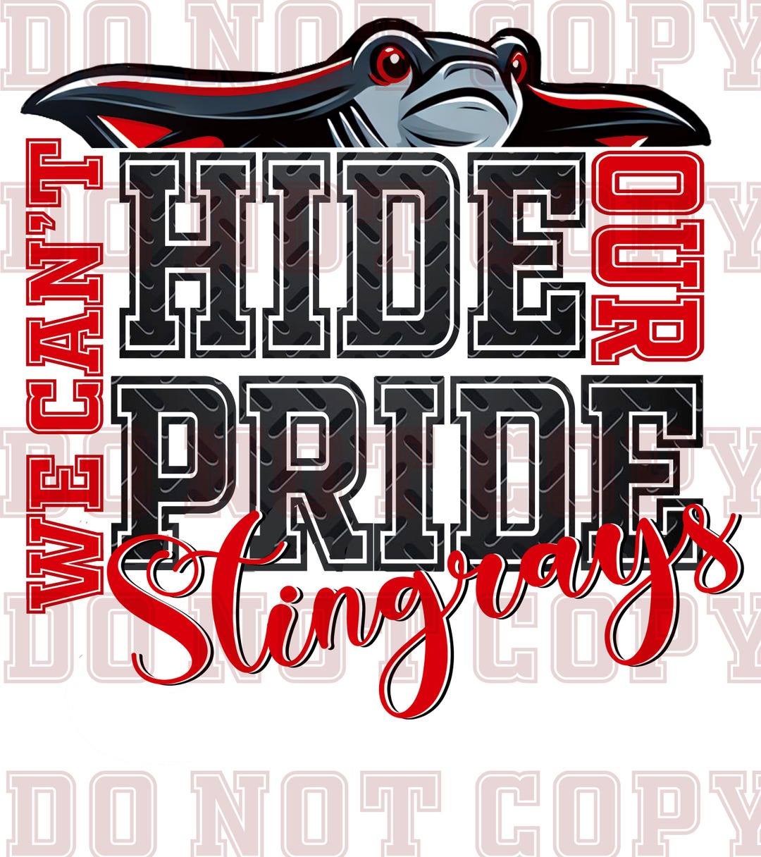 Stingrays Mascot Digital : School Spirit PNG (digital Download) - Etsy