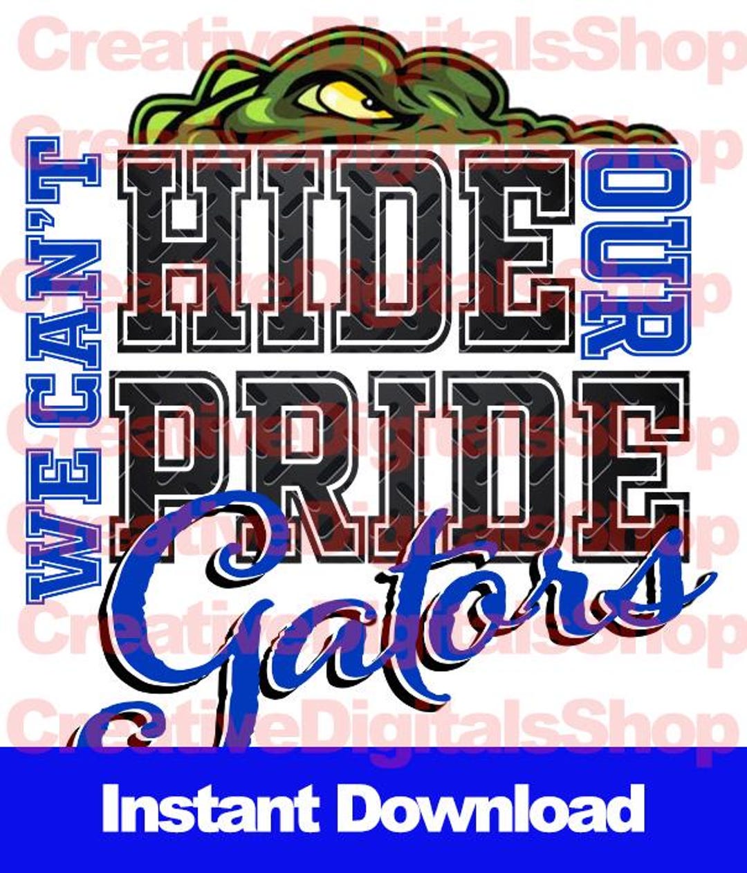 Dickinson Gators Mascot Pride PNG - School Spirit (digital Download) - Etsy