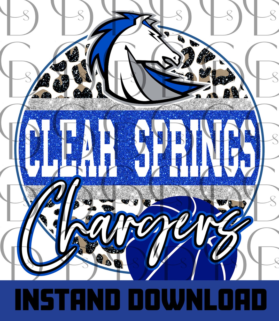 Two Clear Springs Chargers Mascot Designs - Chargers School Mascot ...