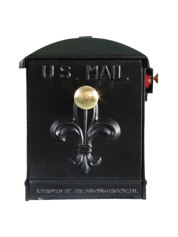Luxury Home Mailbox Style 6K Includes Brass knob red Flag | Etsy