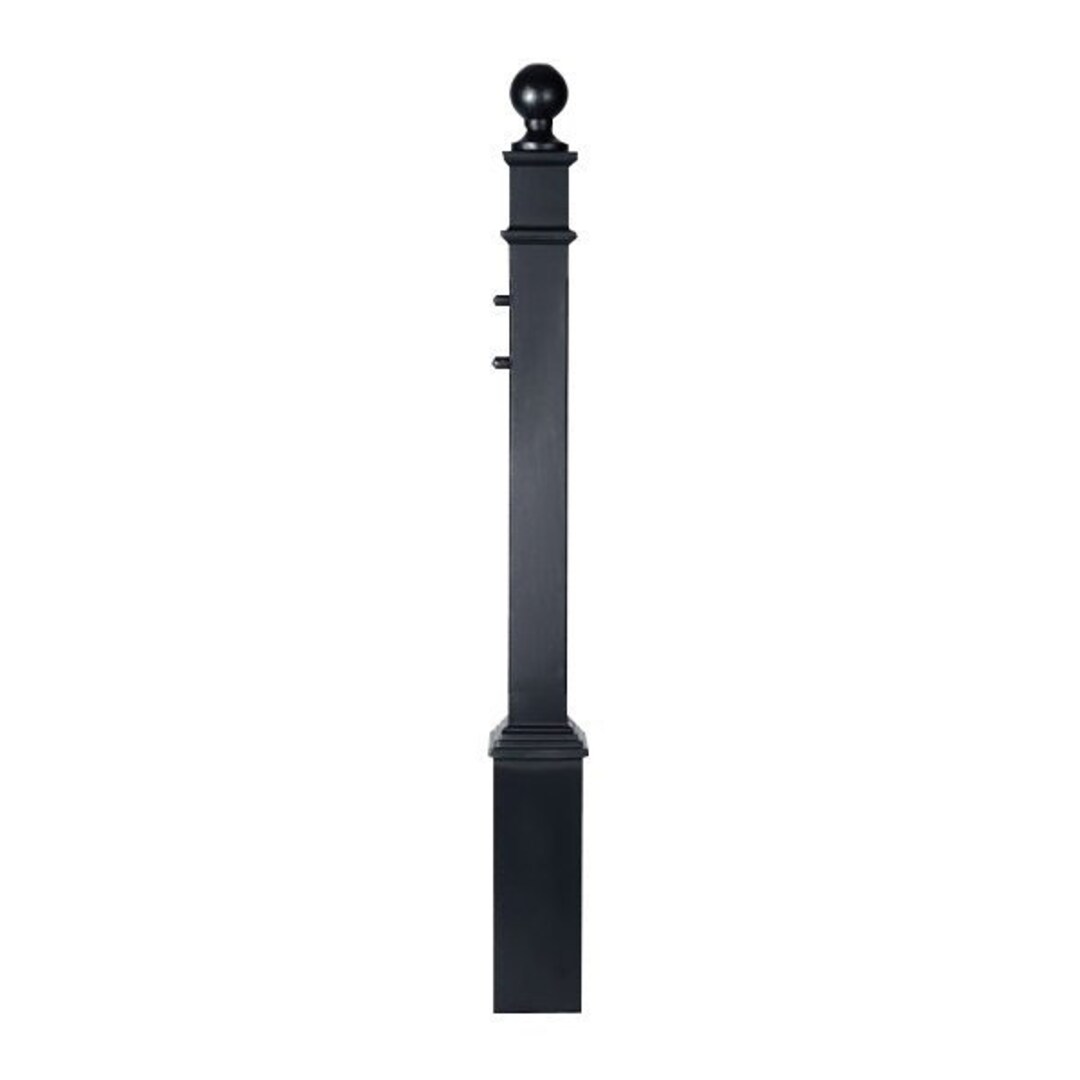 Gsimailboxes Cast Aluminum Post for Mailbox (style #6) - Mailbox Post ...