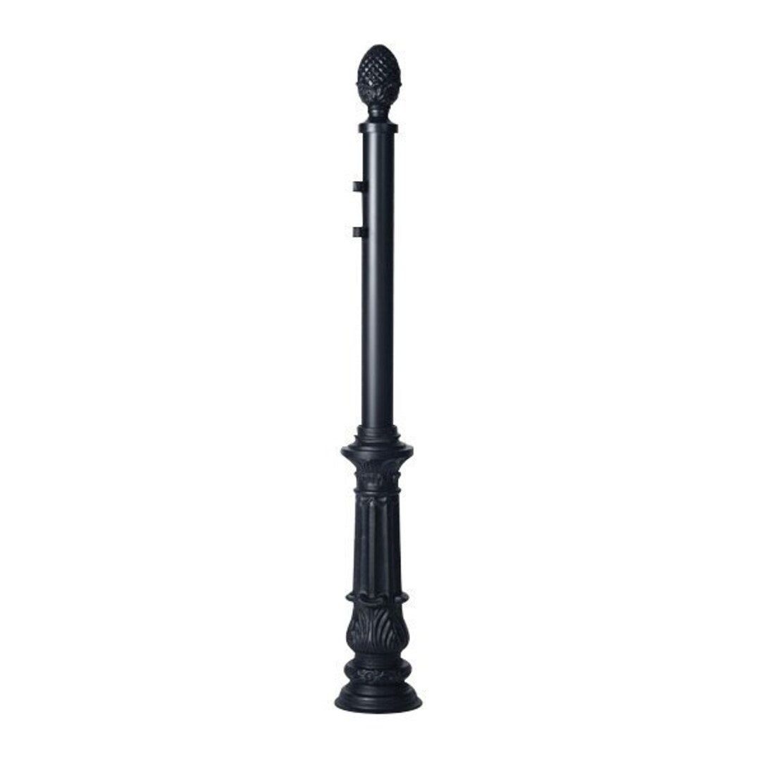 Gsimailboxes Cast Aluminum Post for Mailbox (style #7) - Mailbox Post ...