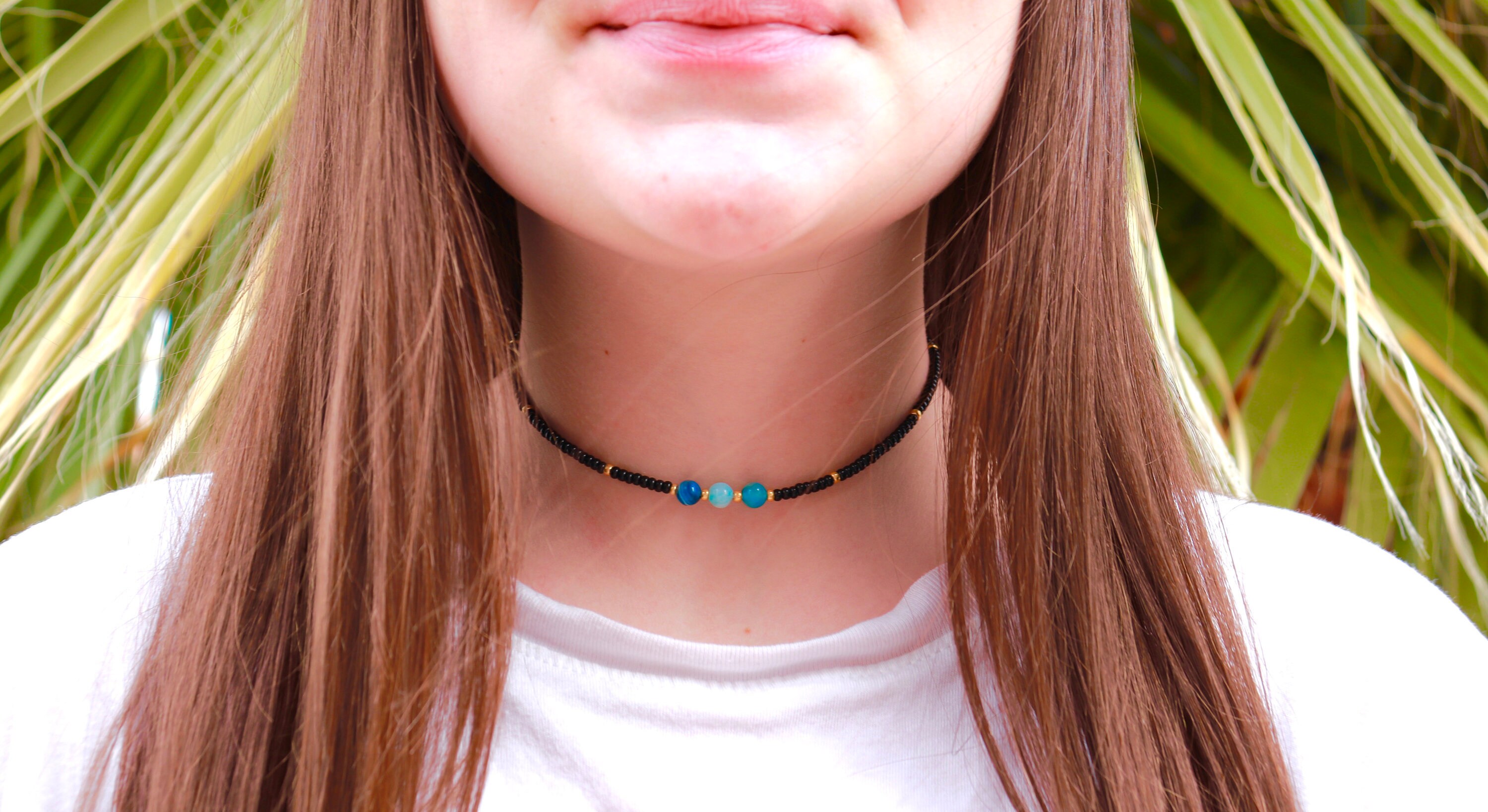 Ocean Breezevsco Waterproof Beaded Choker Necklace Surf | Etsy