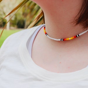 Native White | VSCO Waterproof Beaded Choker Necklace, Surf Jewelry ...