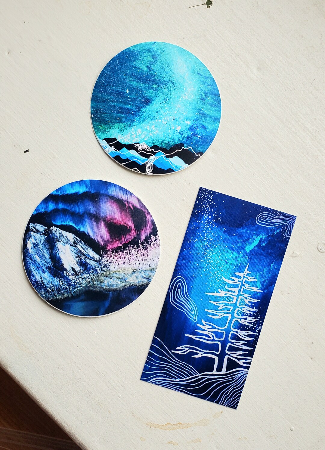 Aurora Borealis 3 Sticker Pack / Adventure Travelling Vinyl Stickers ...