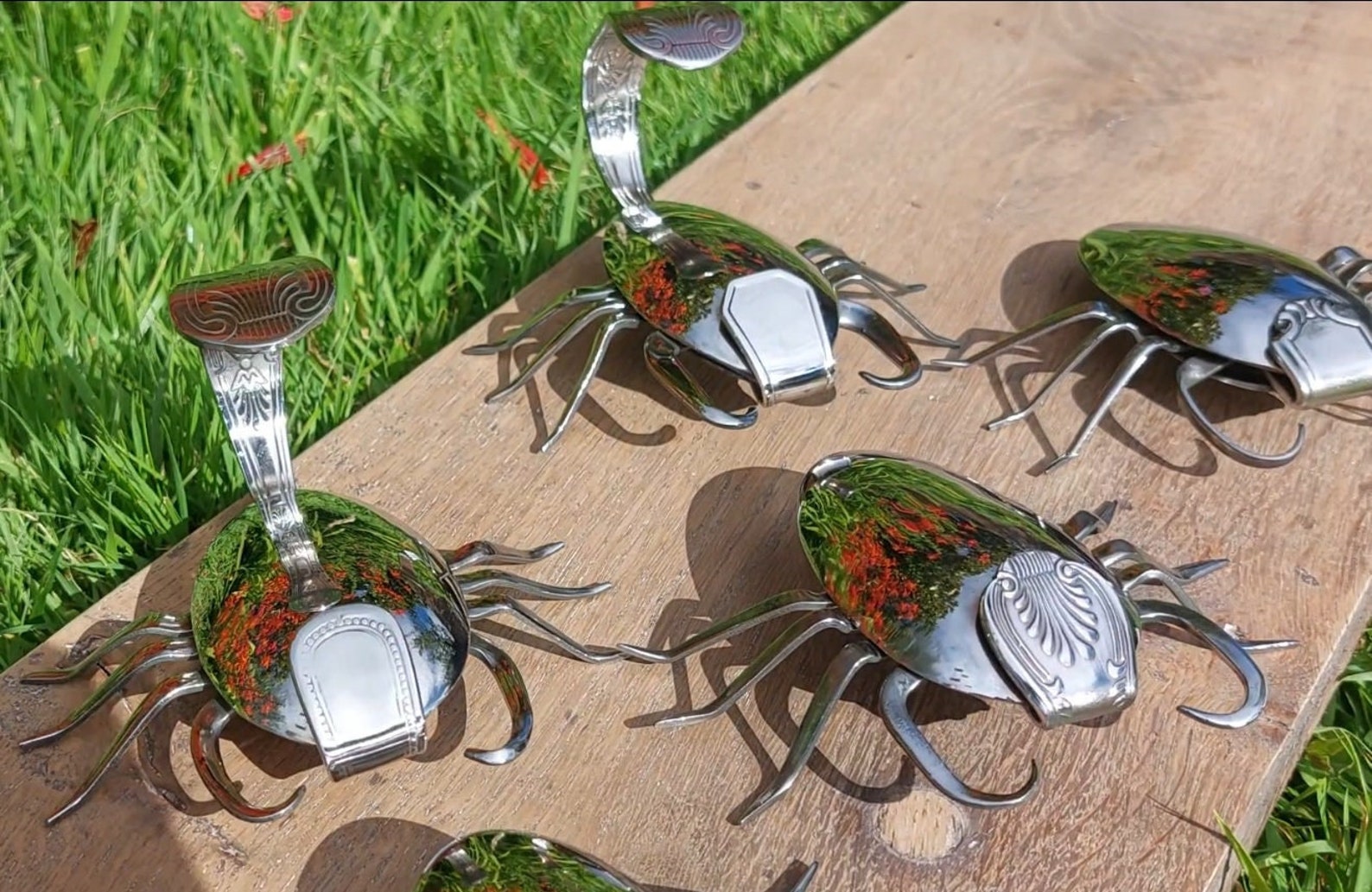 Scorpion Key Hanger Made From Upcycled Cutlery Gift Ideas, Recycled ...