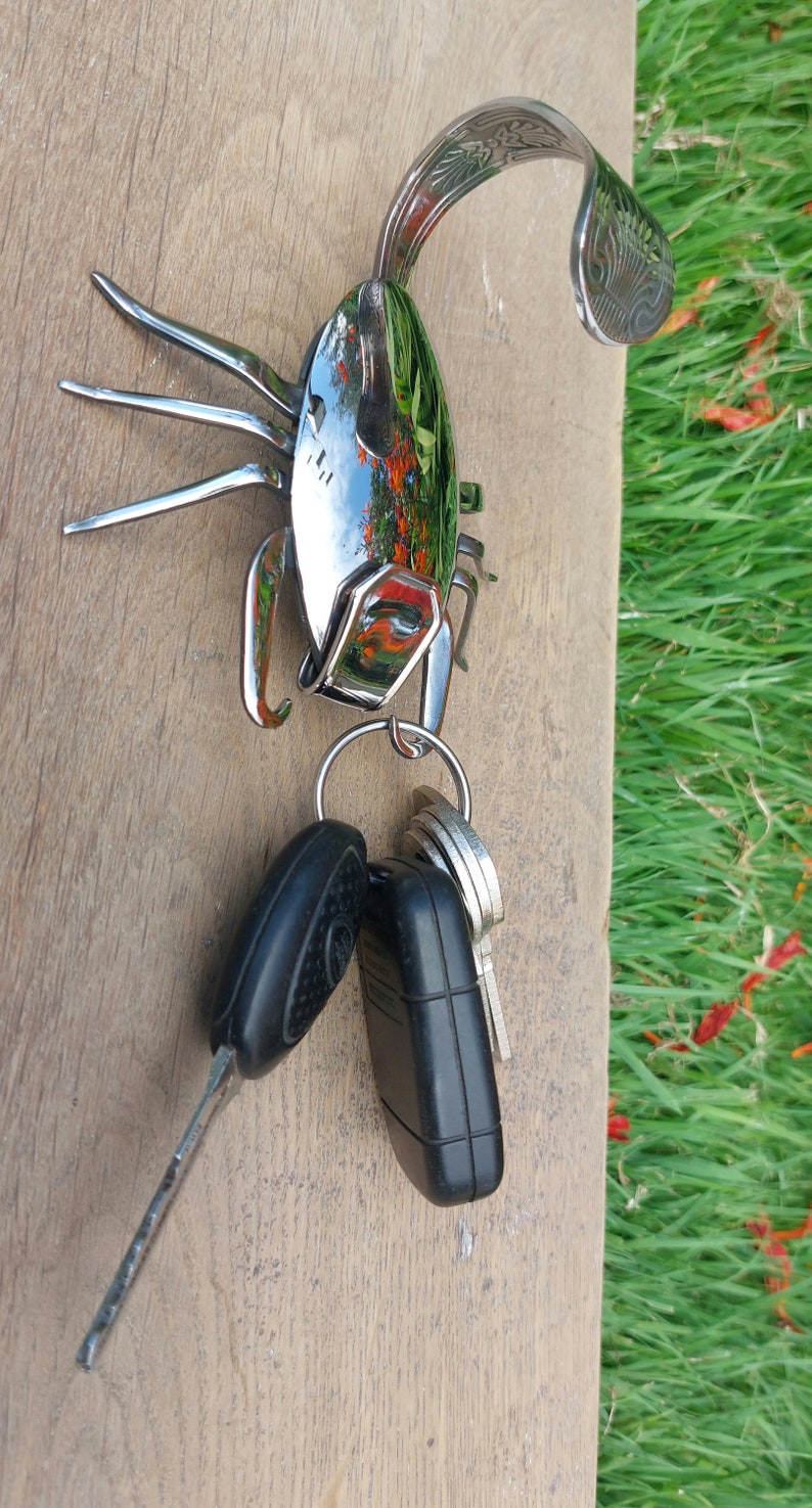 Scorpion Key Hanger Made From Upcycled Cutlery Gift Ideas, Recycled ...