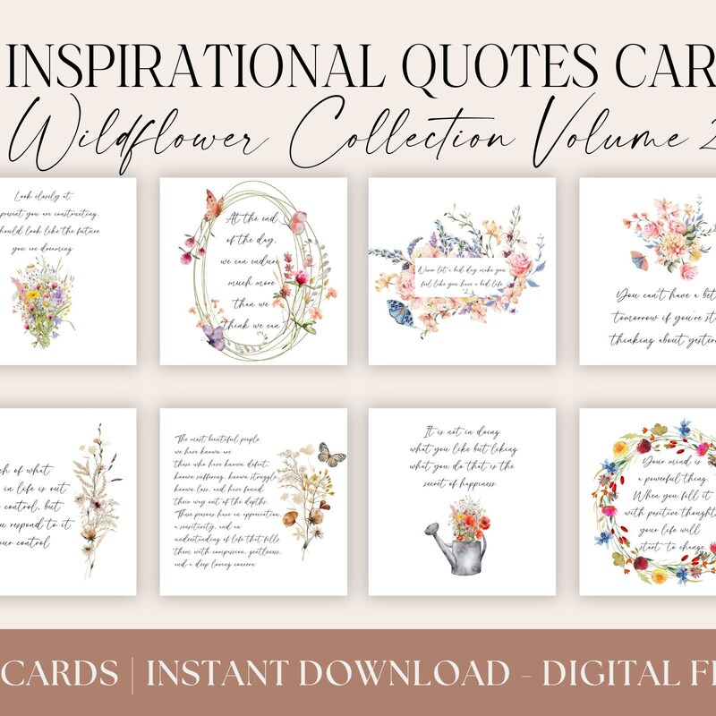 Quote Cards - Etsy