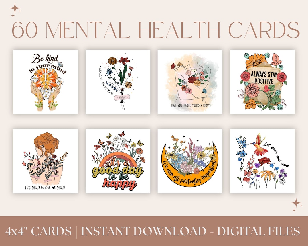 Mental Health Cards, Printable Cards, Motivational Quotes ...