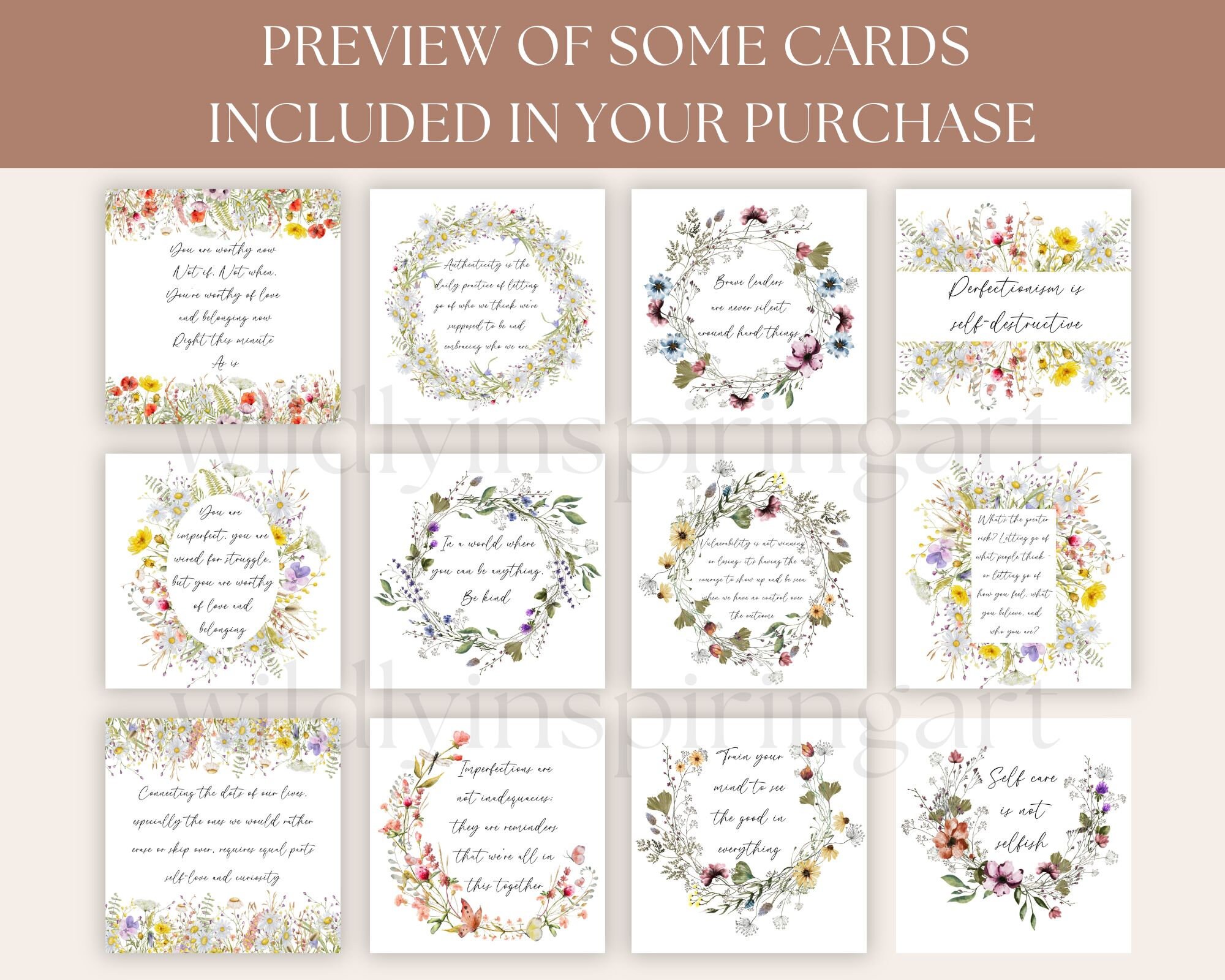 Inspirational Quotes Cards Printable Cards Motivational - Etsy