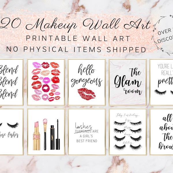 Makeup Wall Art - Etsy