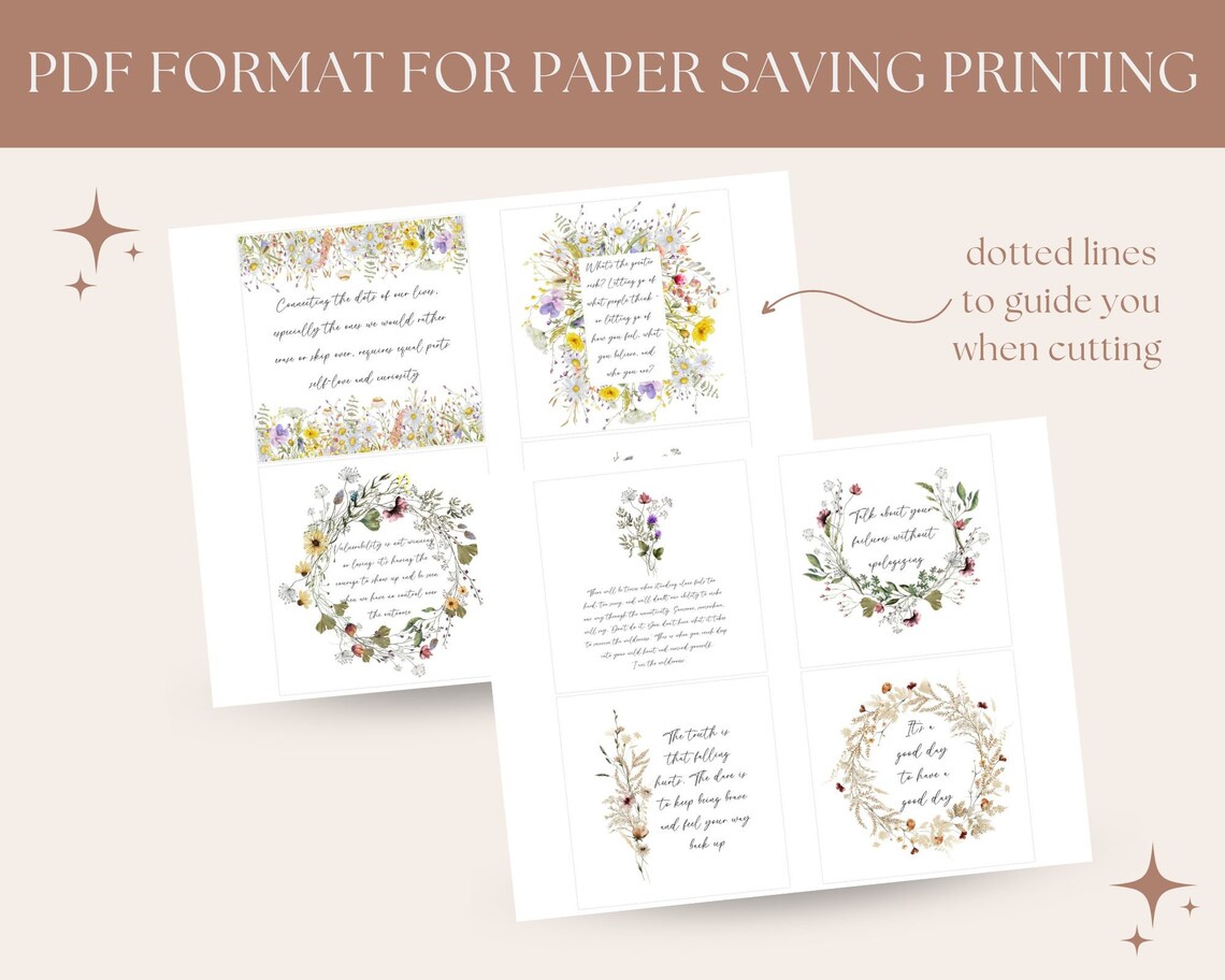 Inspirational Quotes Cards Printable Cards Motivational - Etsy