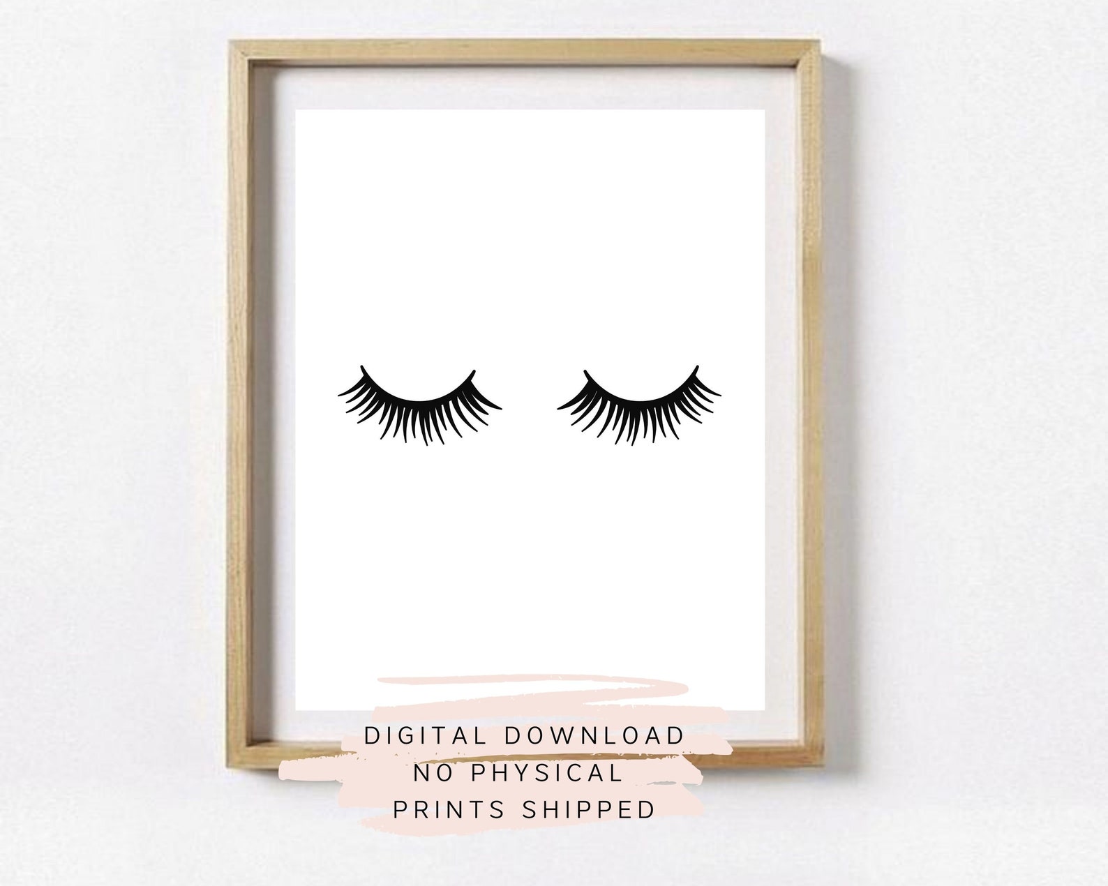 Lashes Wall Decor Sleeping Eyes Makeup Wall Art Printable - Etsy UK