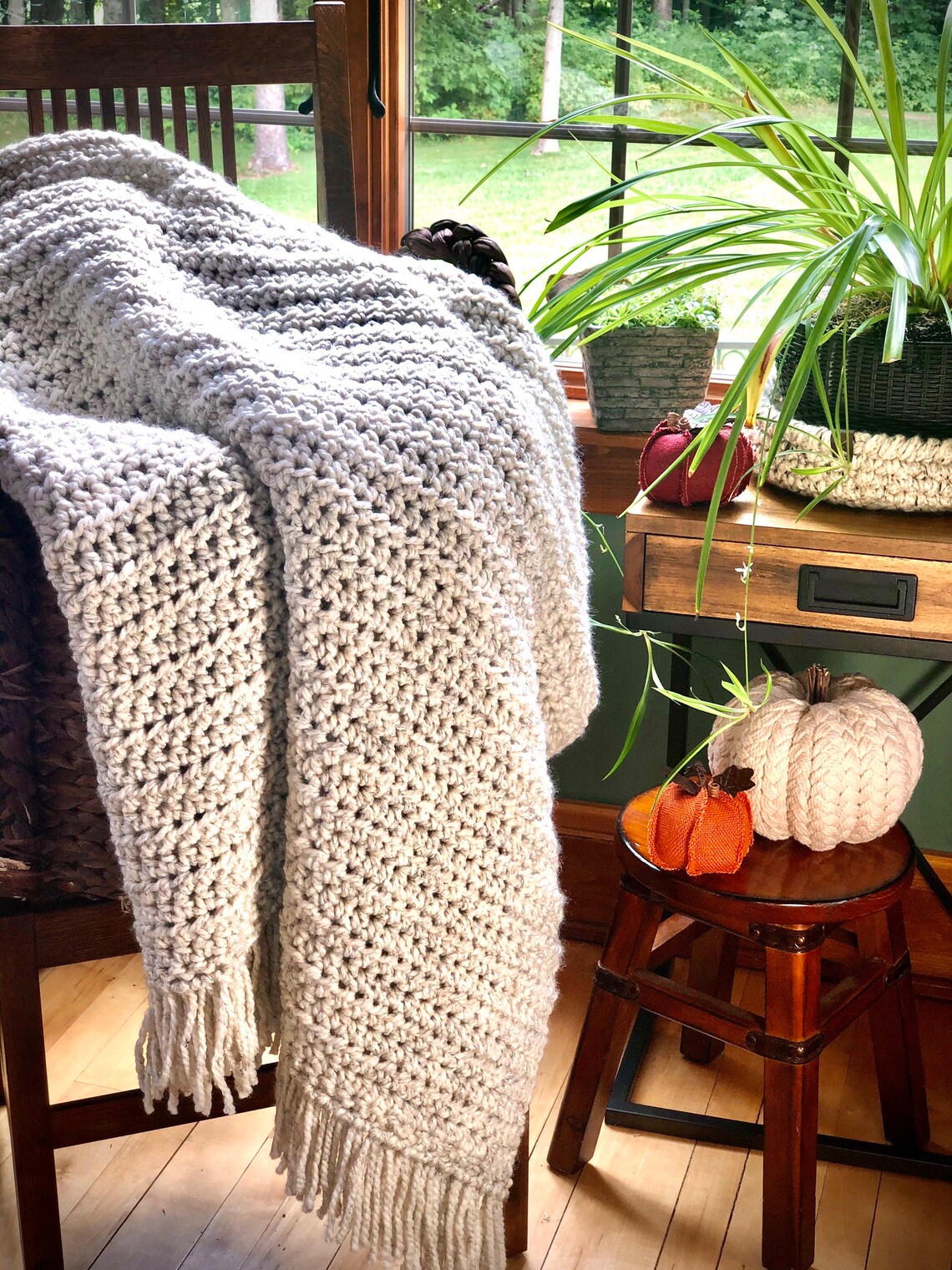 Handmade Throw Crochet Throw Chunky Throw Home Accent Warm - Etsy
