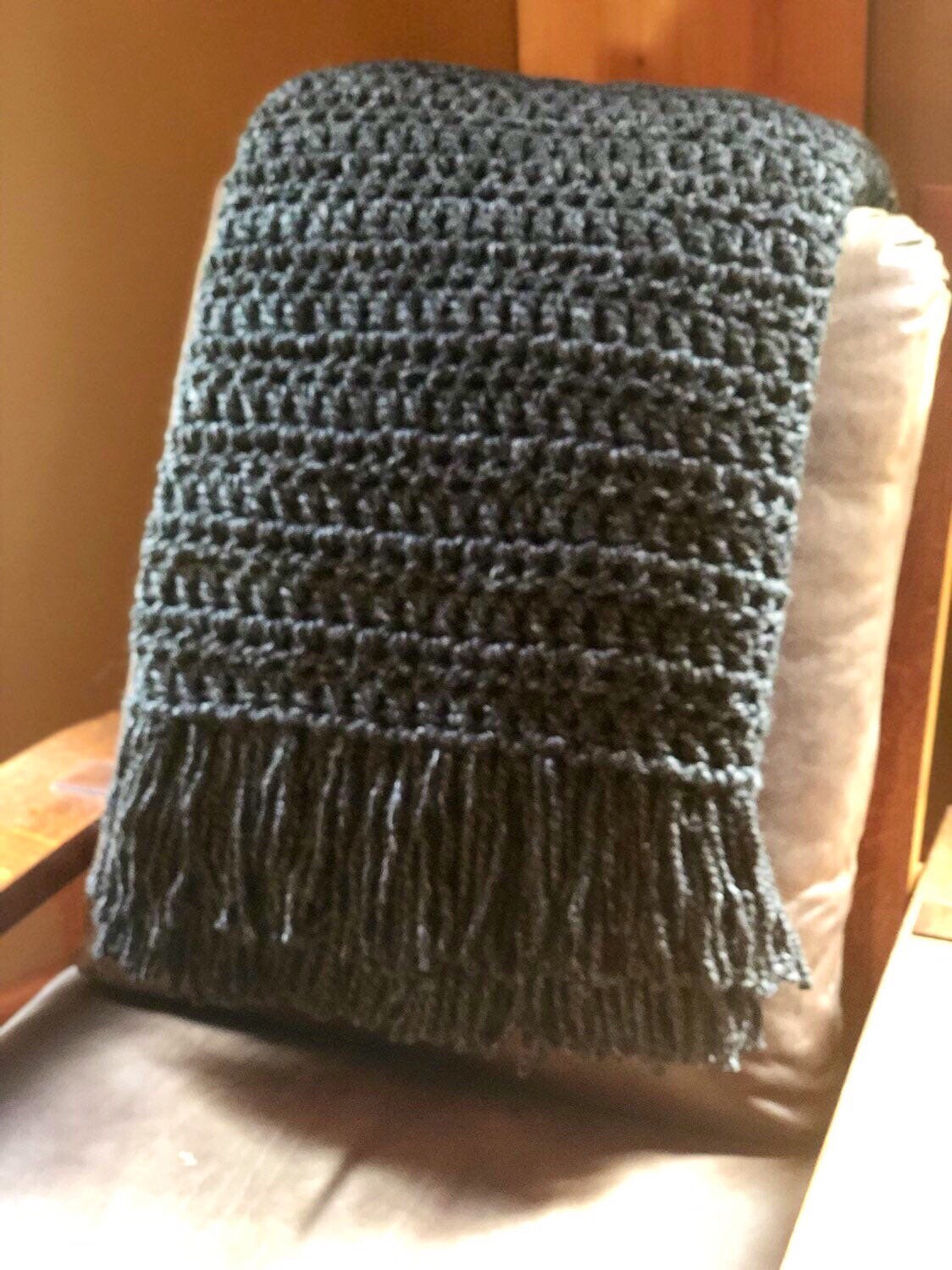 Handmade Throw Crochet Throw Chunky Throw Home Accent Warm - Etsy