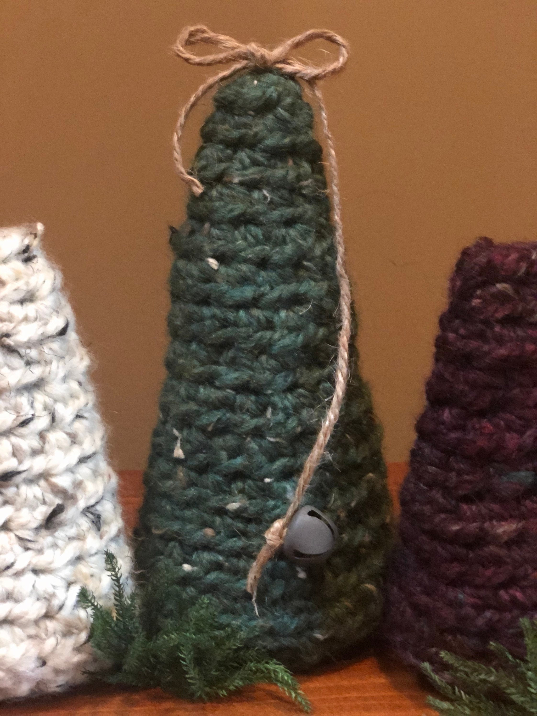 Primitive Crochet Christmas Tree Rustic Christmas Tree - Etsy