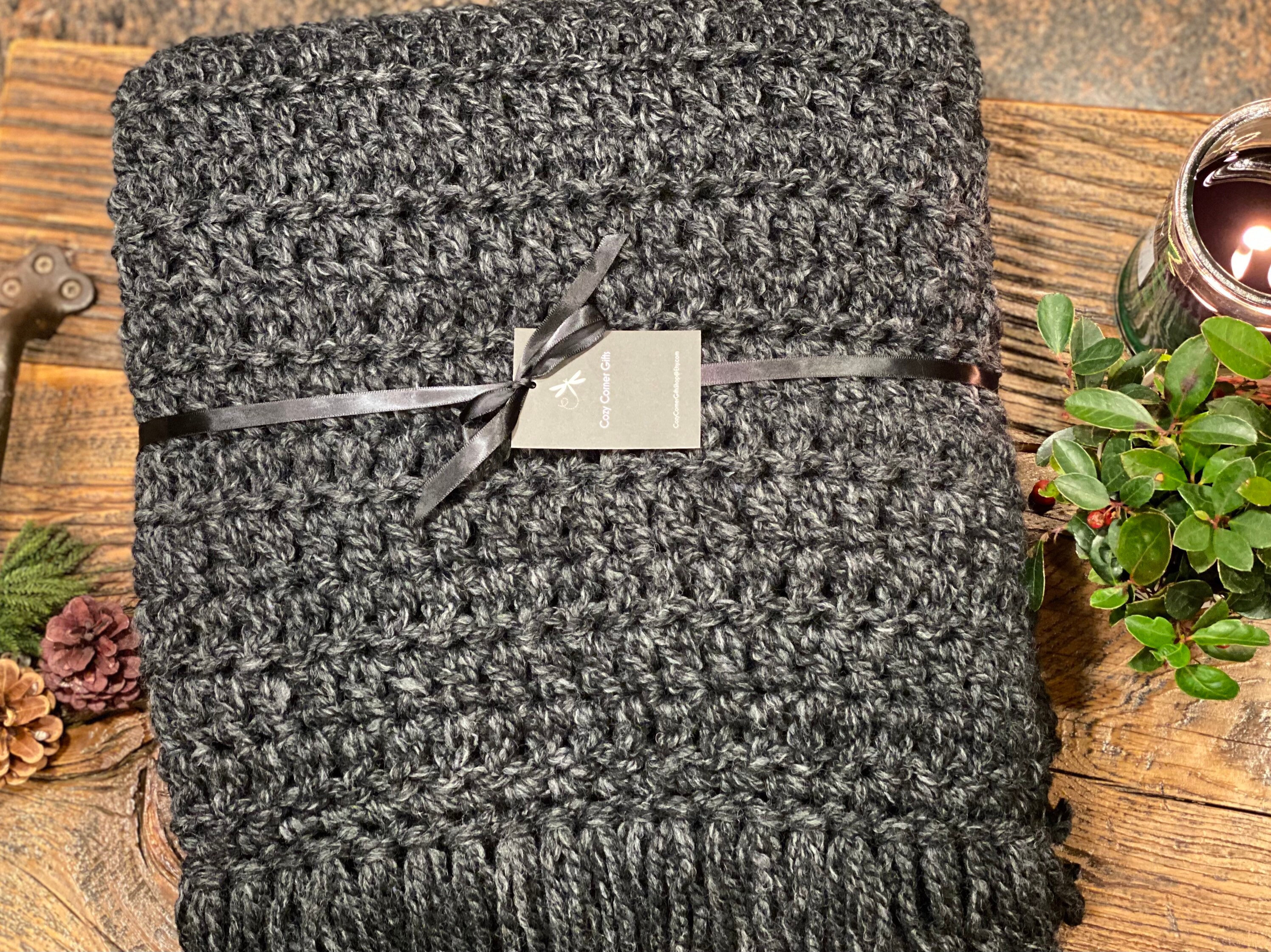 Handmade Throw Crochet Throw Chunky Throw Home Accent Warm - Etsy