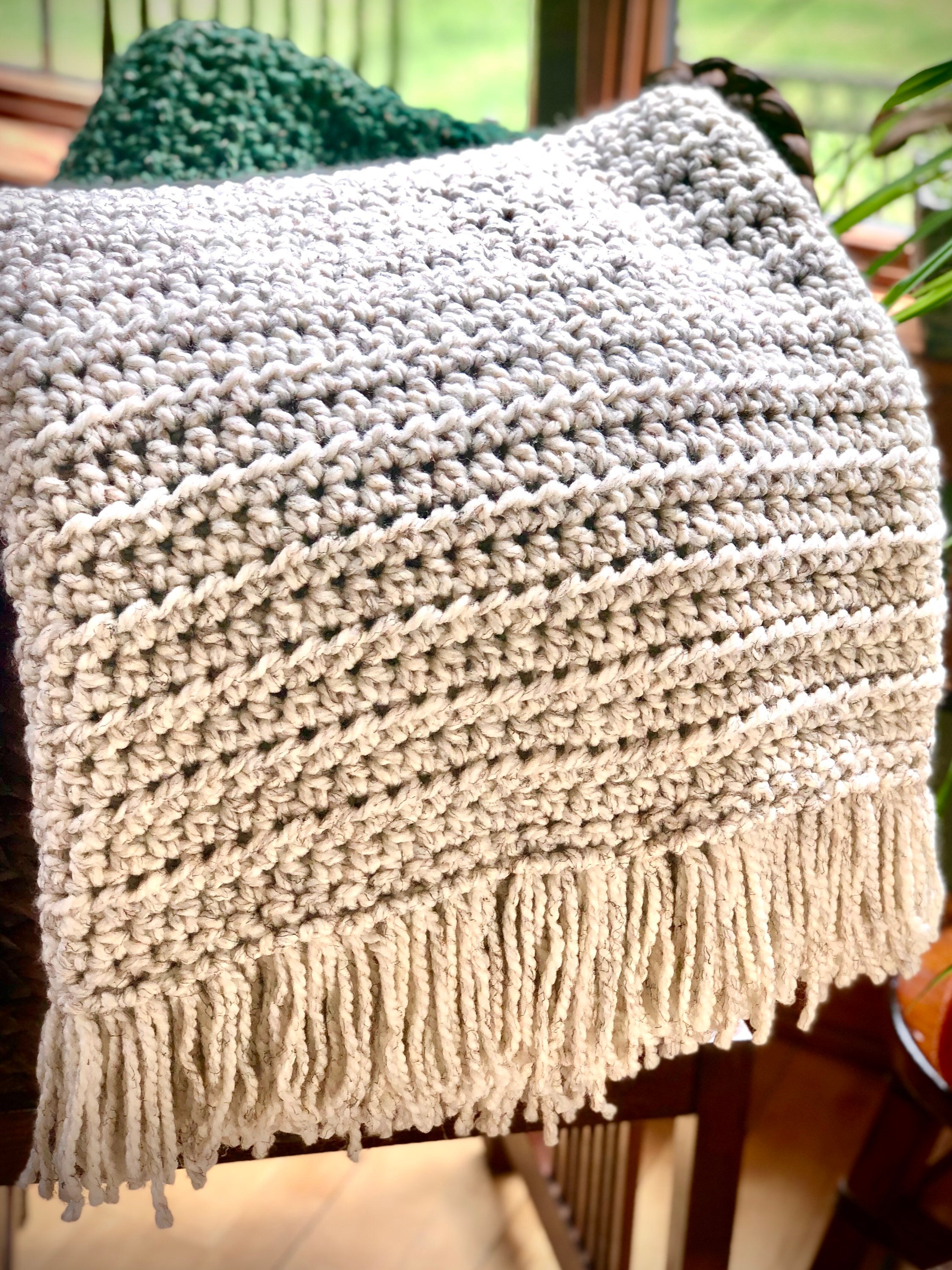 Handmade Throw Crochet Throw Chunky Throw Home Accent Warm - Etsy