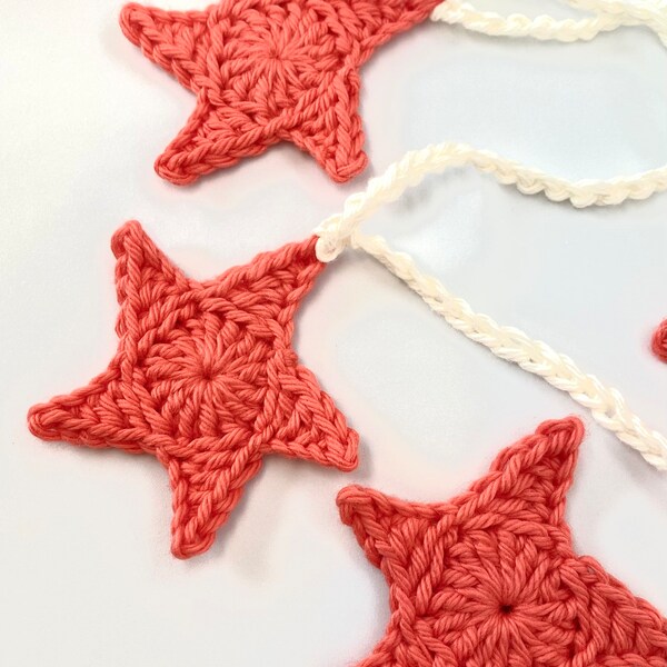 Crochet Star Garland - Etsy
