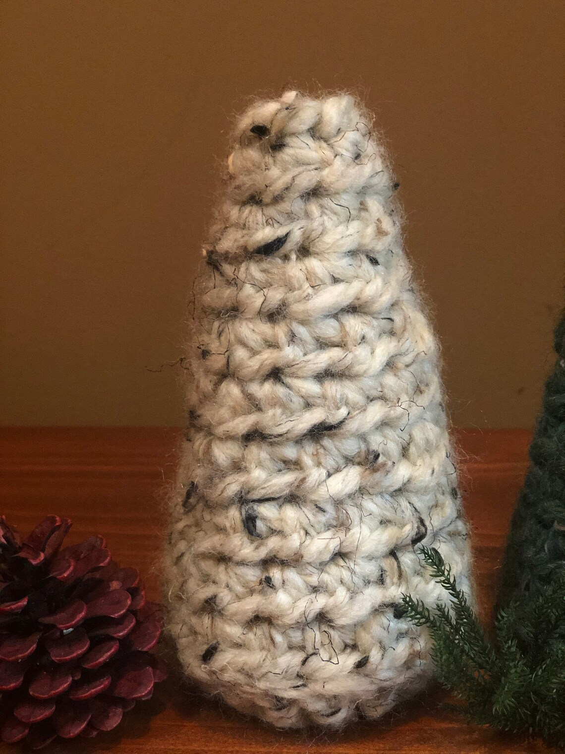 Primitive Crochet Christmas Tree Rustic Christmas Tree - Etsy
