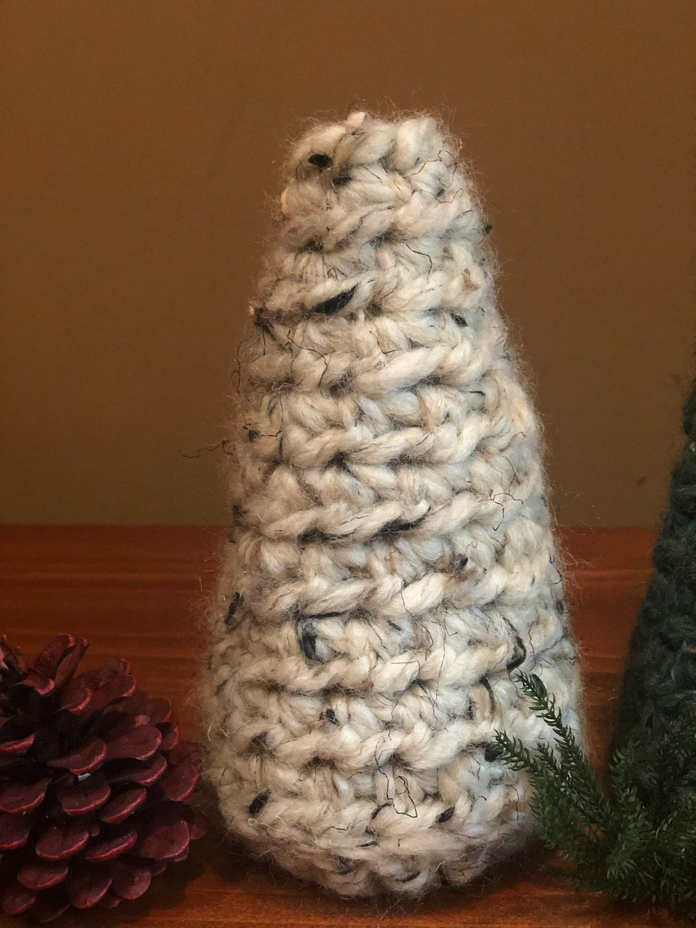 Primitive Crochet Christmas Tree Rustic Christmas Tree - Etsy
