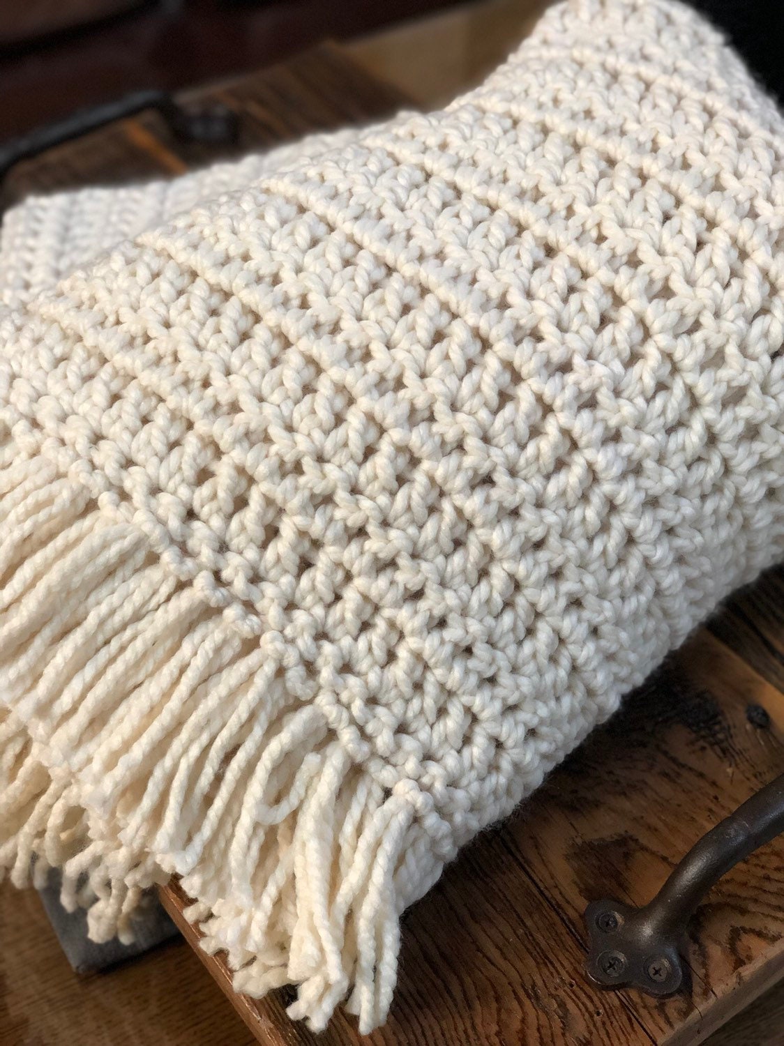 Handmade Throw Crochet Throw Chunky Throw Home Accent Warm | Etsy