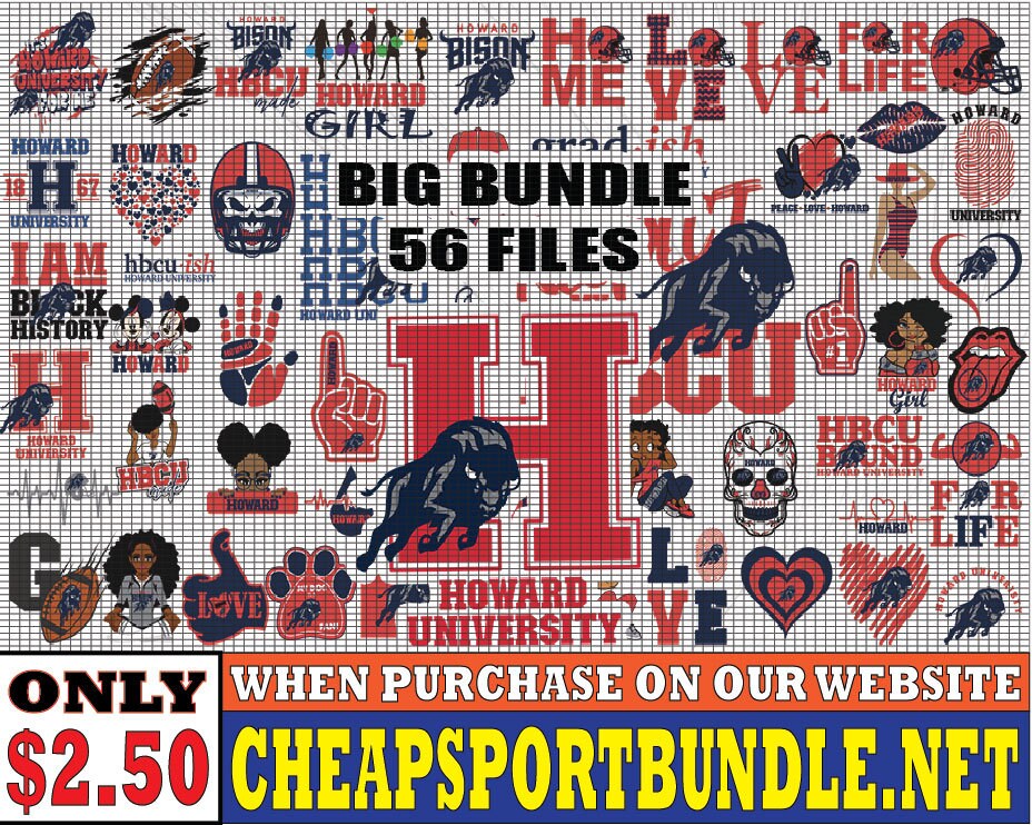 Howard University Svg HBCU Svg Collections HBCU Svg - Etsy