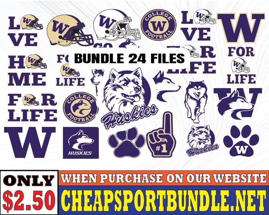 Washing-ton-huskies Football Team Svg Washing-ton-huskies - Etsy