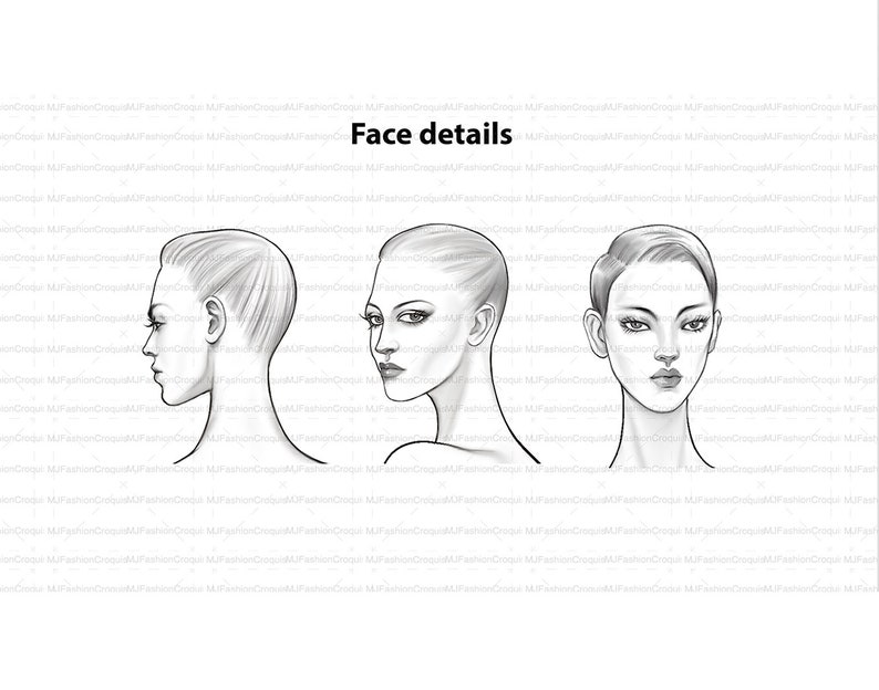 Female Fashion Croquis - Etsy