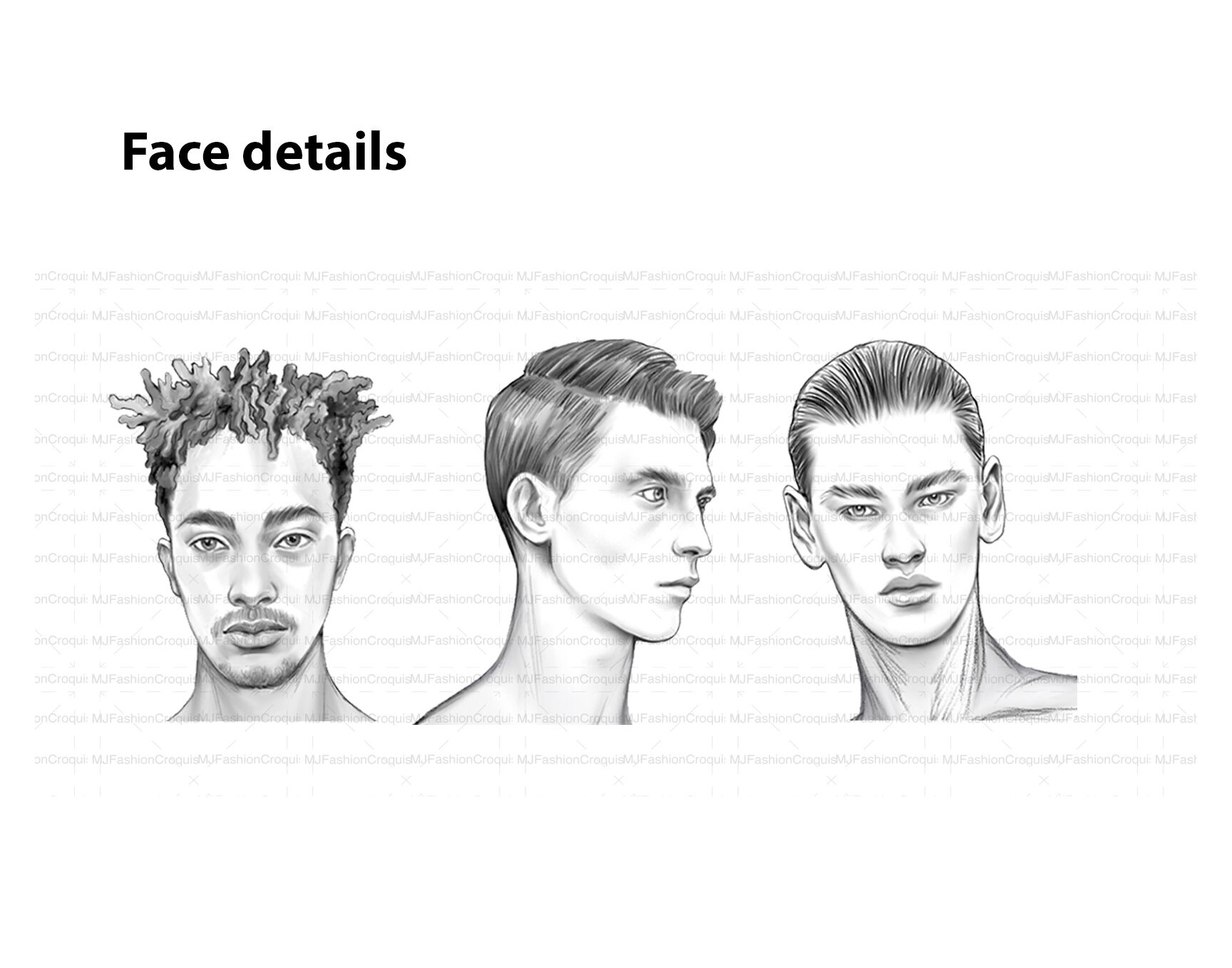 Male Fashion Croquis - Etsy