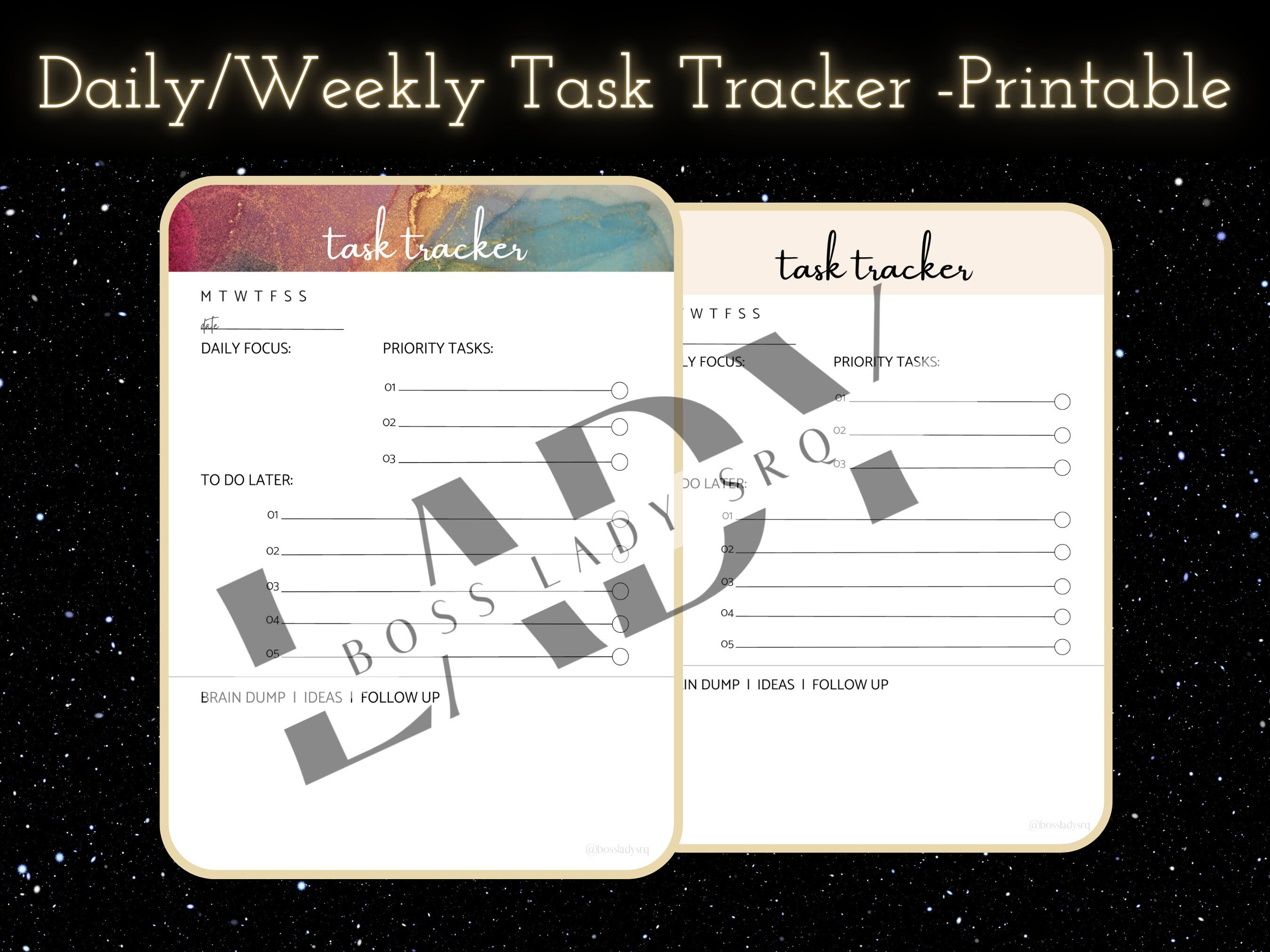Task Tracker | Planner Sheet | Designed for the Neuro-spicy ADHD Mind ...