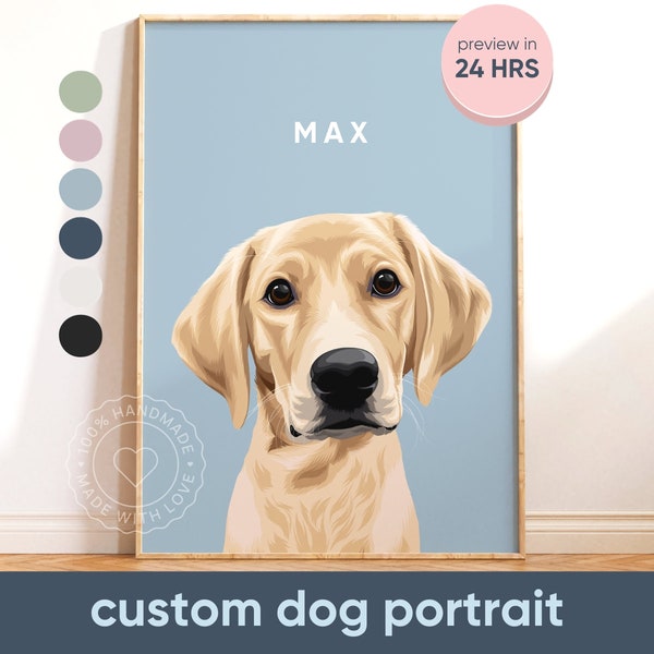 Custom Dog Portraits - Etsy