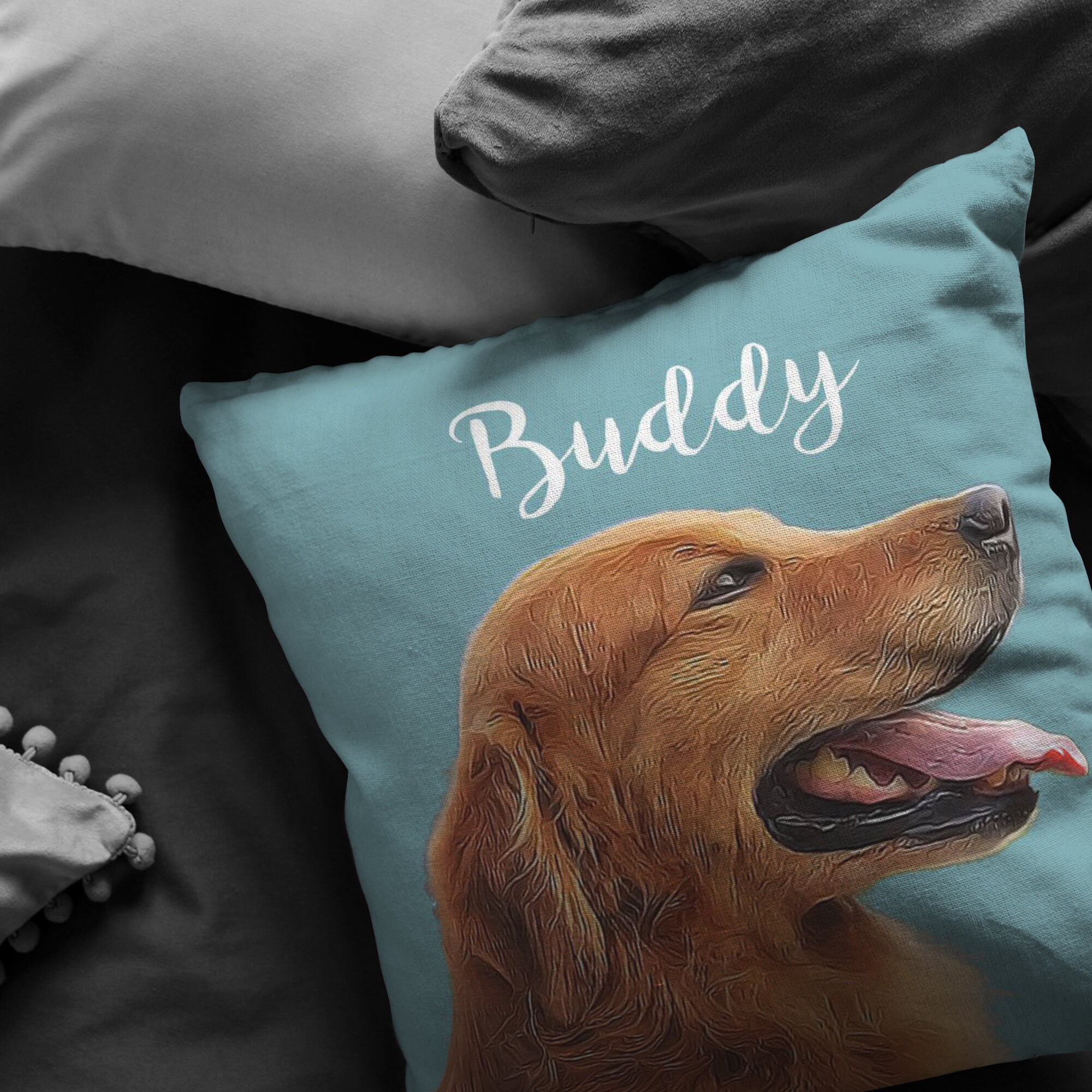 CUSTOM PET PILLOW Personalized Dog Pillow Custom Dog - Etsy Canada