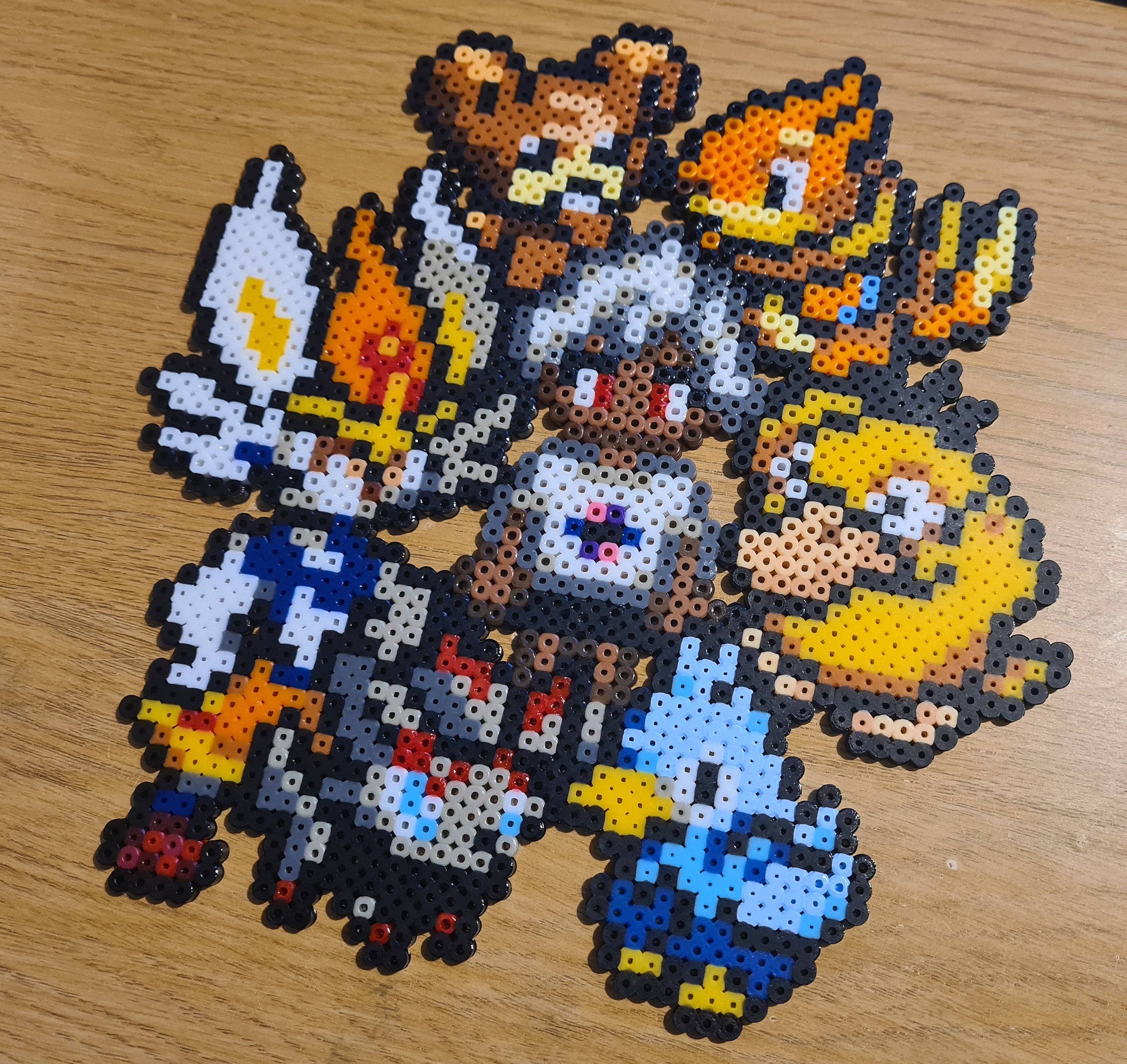 Custom Pokemon Team Trainer Pixel Art Home Wall Decoration - Etsy UK