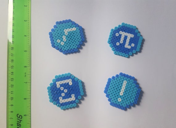 Math Symbol Pixel Art Magnet Pin Badge Keychain Nerd Gift - Etsy