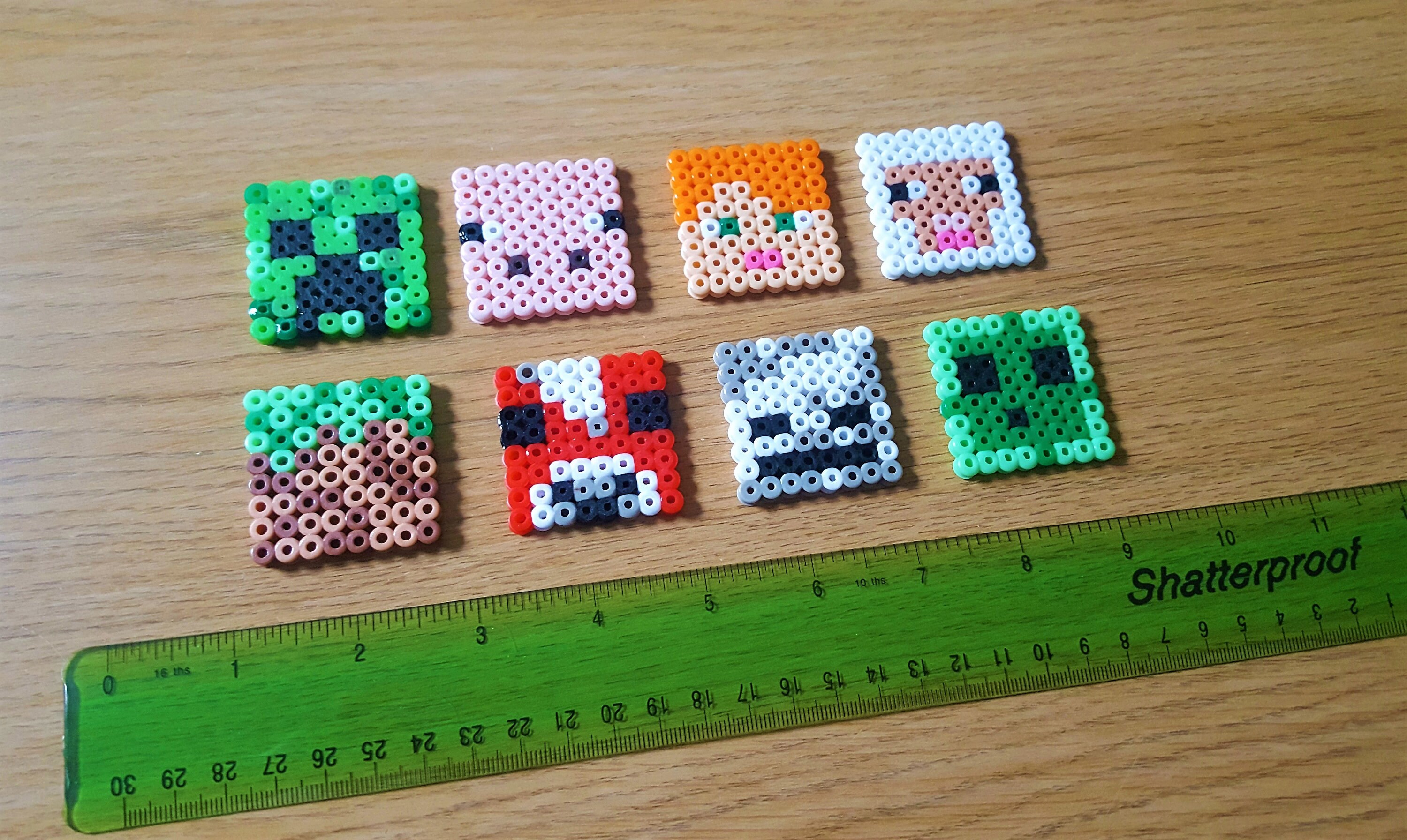 Minecraft Pixel Art 8bit Magnet Keychain Badge Phone Charm - Etsy UK