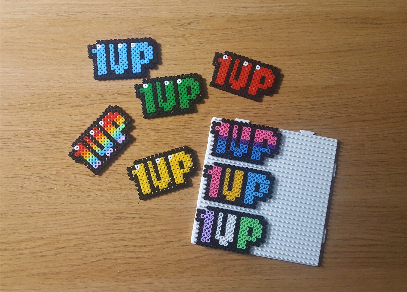 1-up 1UP Pixel Art Video Game Magnet Keychain Phone Charm - Etsy