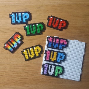 1-up 1UP Pixel Art Video Game Magnet Keychain Phone Charm - Etsy